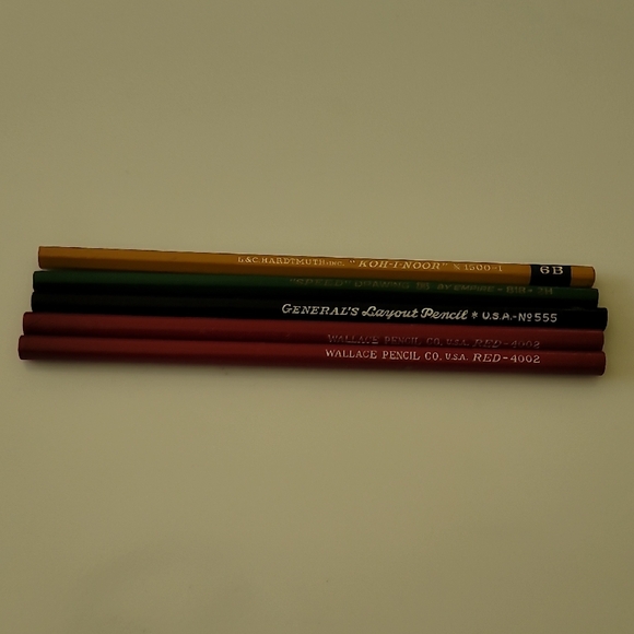 Multiples | Art | Vintage Pencil Collection 5 Pencils Wallace Pencil ...